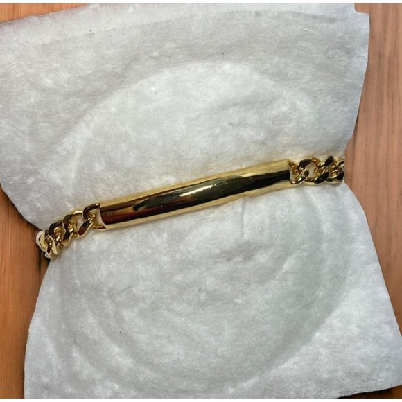 Avon | Jewelry | Vintage Avon Chain And Bangle Bracelet Gold Tone 992 ...